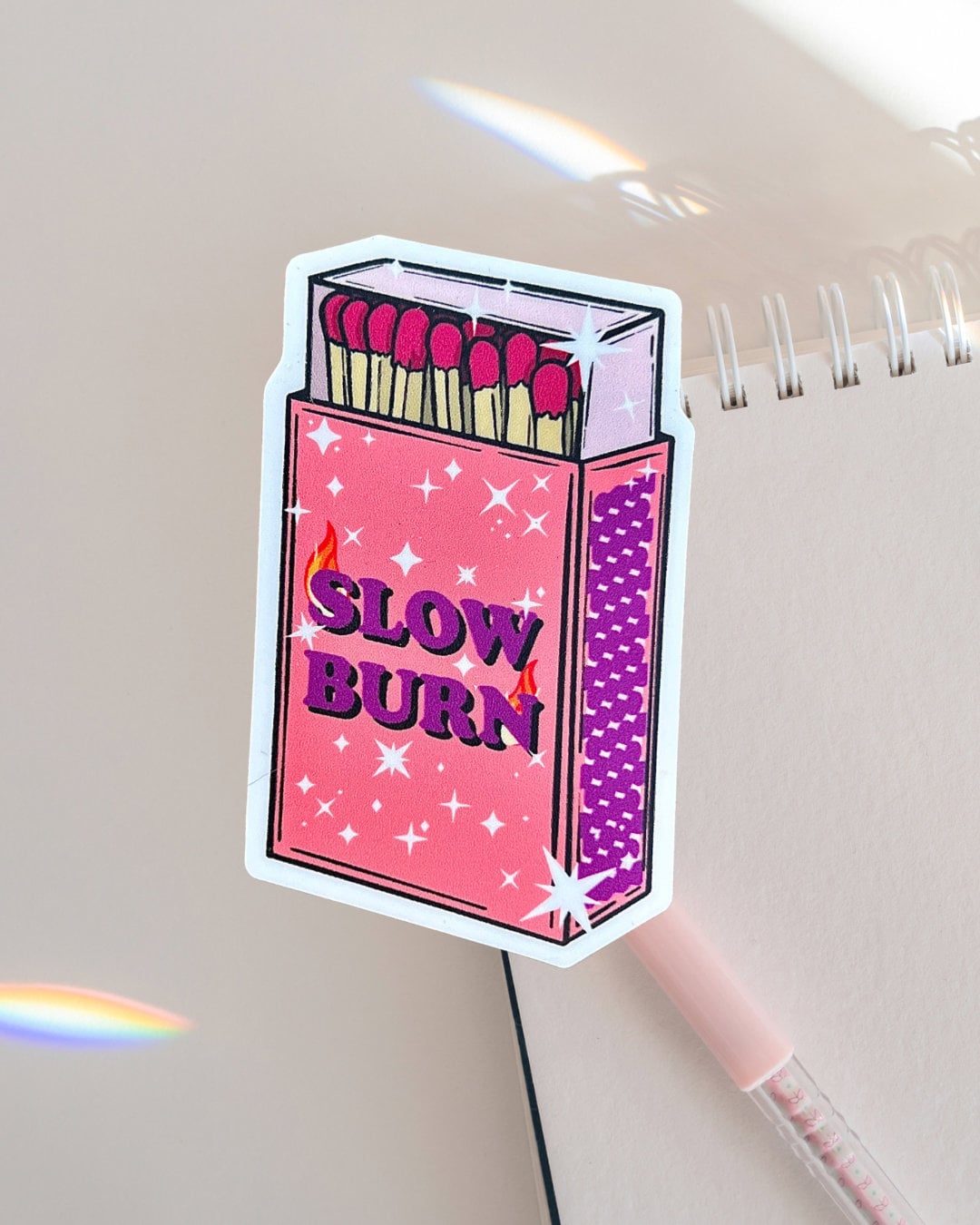 Slow Burn Romance Sticker / Bookish /funny Bookish Sticker/ Kindle ...