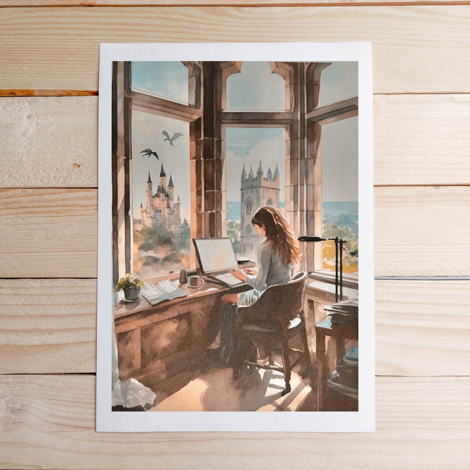 Paintings Of Writers At Work