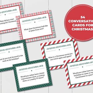 Christmas Ice Breaker Game, Conversation Starter for Office Party Game ...