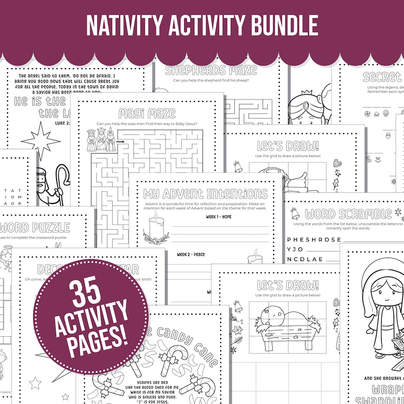 Christmas Colouring Printable Toddlers - Etsy UK