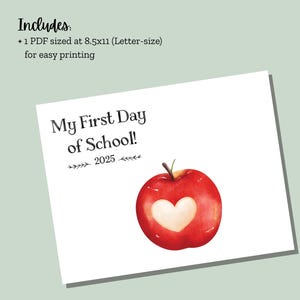 Back to School Handprint Art, Printable Handprint Activity for First ...
