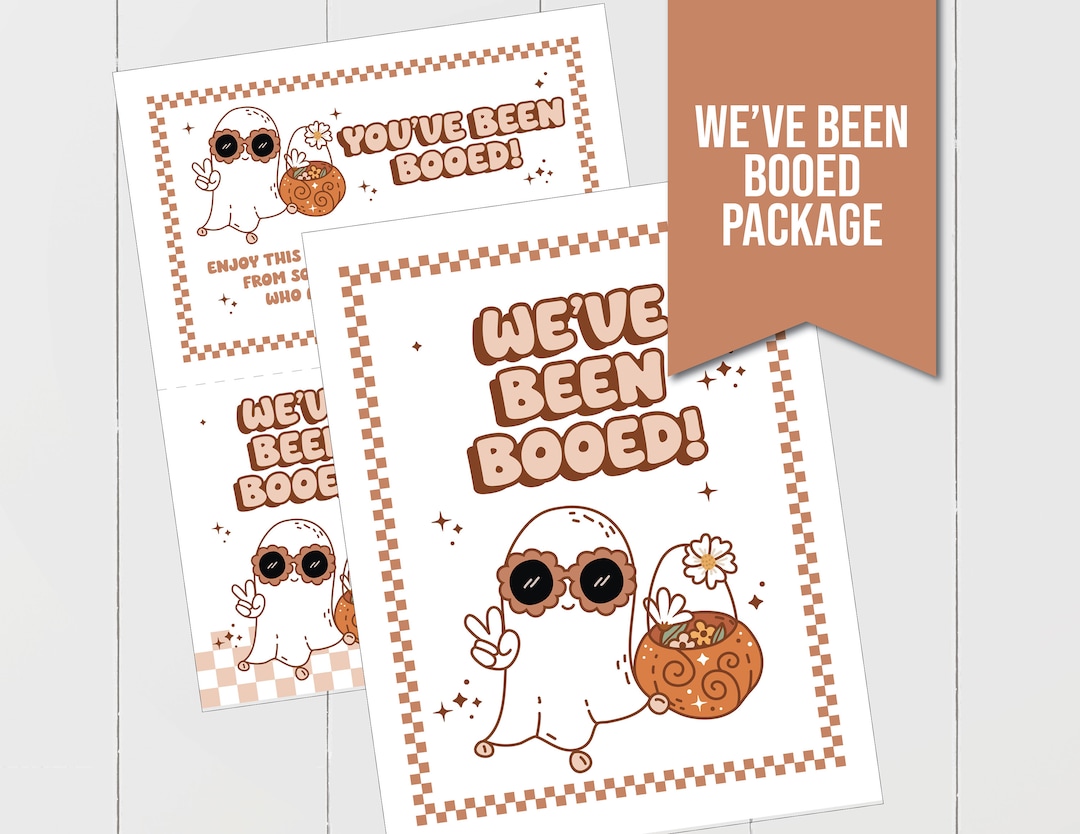 You've Been Booed Printable Bundle, You've Been Booed Kit, Halloween ...