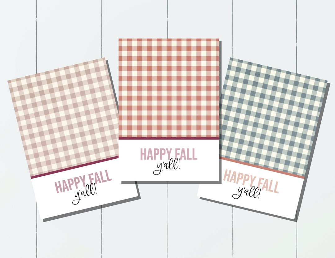 Fall Mini Cookie Card, Printable Mini Cookie Card for Autumn Cookies ...