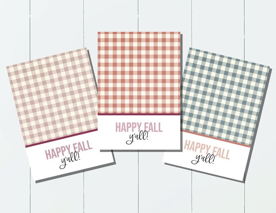 Fall Mini Cookie Card Printable Mini Cookie Card for Autumn - Etsy