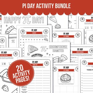 Pi Day Activity Bundle for Pi Day Classroom Celebration, Fun Pi Day ...