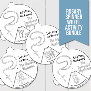 Learning the Rosary Printable Bundle With Joyful Mysteries, Sorrowful ...