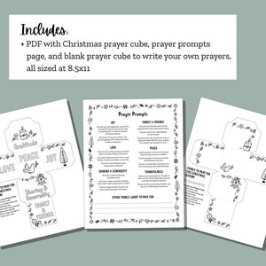 Christmas Prayer Cube, Perfect Way to Help Kids Understand the Meaning ...