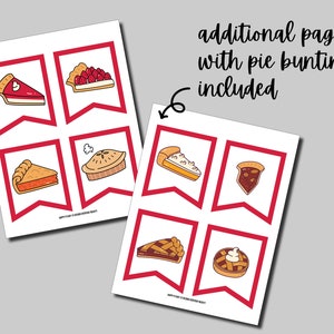 Happy Pi Day Banner, Printable Bunting for Pi Day Decor, Printable Pi ...