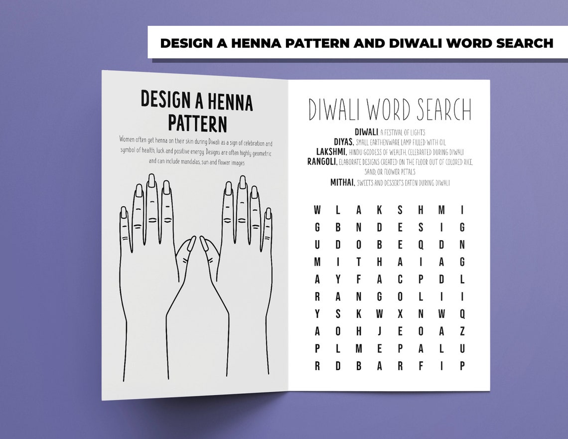 All About Diwali Printable Book Perfect Diwali Activity for - Etsy