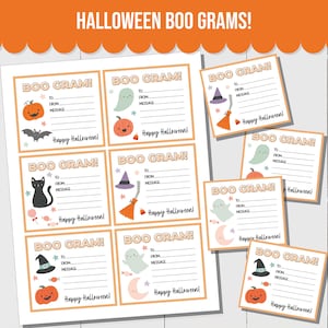 Halloween Boo Gram Fundraiser Flyer PTO Halloween Candy Gram Fall ...
