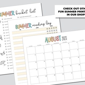 EDITABLE Summer Boredom Busters for Kids, I'm Bored Checklist Printable ...