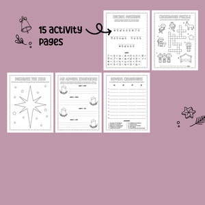 Advent Activity Bundle Including Nativity Coloring Pages, Nativity ...