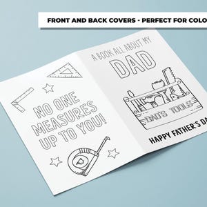 All About Dad Printable Book for Father's Day, Perfect Father's Day ...
