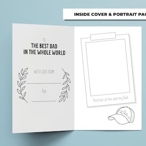 All About Dad Printable Book, Dad Birthday Gift From Kids, Perfect ...