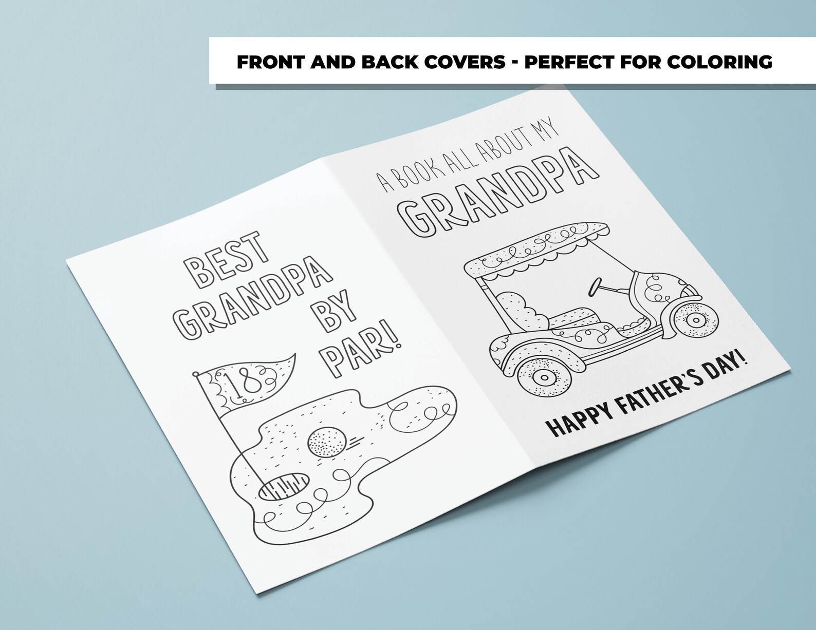 All About Grandpa Printable Book Father's Day Activity - Etsy