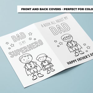 All About Dad Printable Book for Father's Day, Perfect Father's Day ...