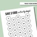 Save 1K in 30 Days Challenge Printable, Money Saving Challenge, Easy ...