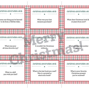 Christmas Ice Breaker Game, Conversation Starter for Office Party Game ...