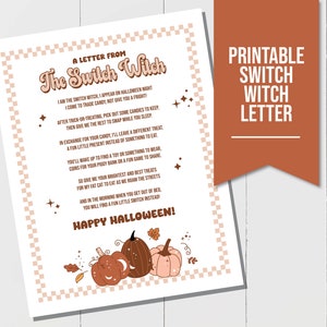 Switch Witch Printable Letter, Letter From the Switch Witch, Kids ...