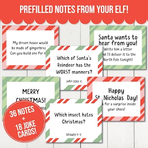Printable Notes for Your Elf This Holiday Season, Printable Elf ...