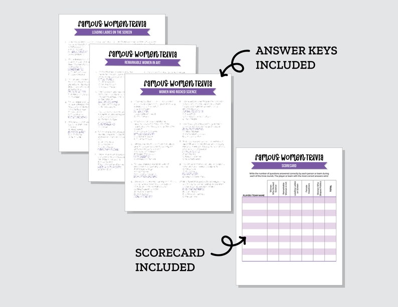 International Women's Day Trivia Game, Womens History Month Trivia ...