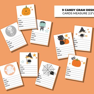 Halloween Candy Gram Fundraiser Flyer PTO Halloween Boo Gram Editable ...