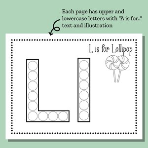 Alphabet Do-a-dot Activity Pages, Perfect for Toddler Activity, Dot ...
