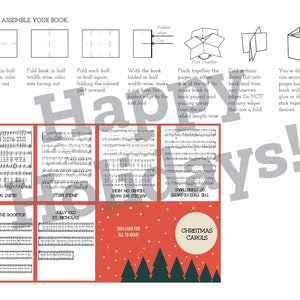 Mini Caroling Book, Perfect for Your Holiday Elf Antics, Easy Elf ...