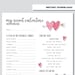 My Secret Valentine Gift Exchange Questionnaire, Gift Exchange Survey ...