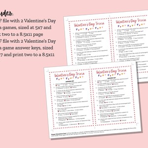 Valentine Trivia Game Valentine Party Game Pub Trivia Ice - Etsy