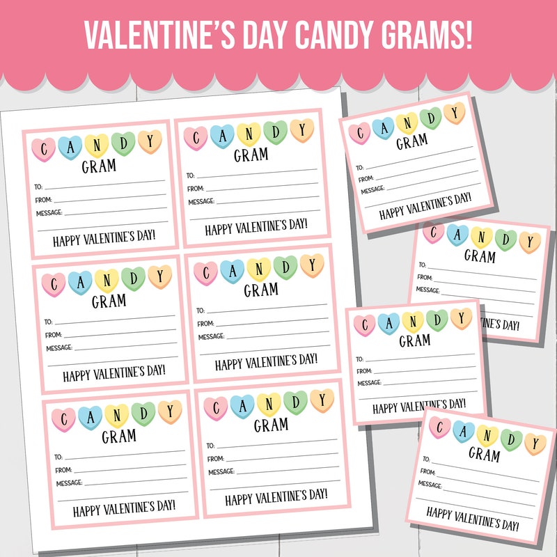 Candy Tags - Etsy