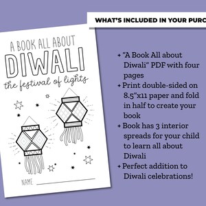 All About Diwali Printable Book, Perfect Diwali Activity for Kids ...