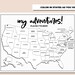 Places I've Been Map, United States Map, States Ive Visited, My ...