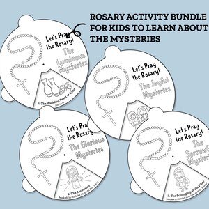 Learning the Rosary Printable Bundle With Joyful Mysteries, Sorrowful ...