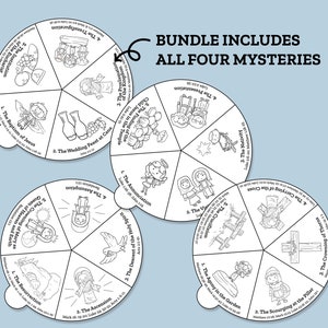 Learning the Rosary Printable Bundle With Joyful Mysteries, Sorrowful ...