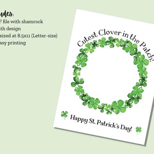 St. Patricks Day Handprint Art Activity for Kids, Shamrock Handprint ...