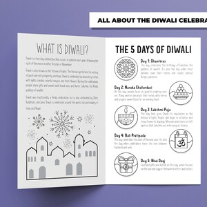 All About Diwali Printable Book Perfect Diwali Activity for - Etsy