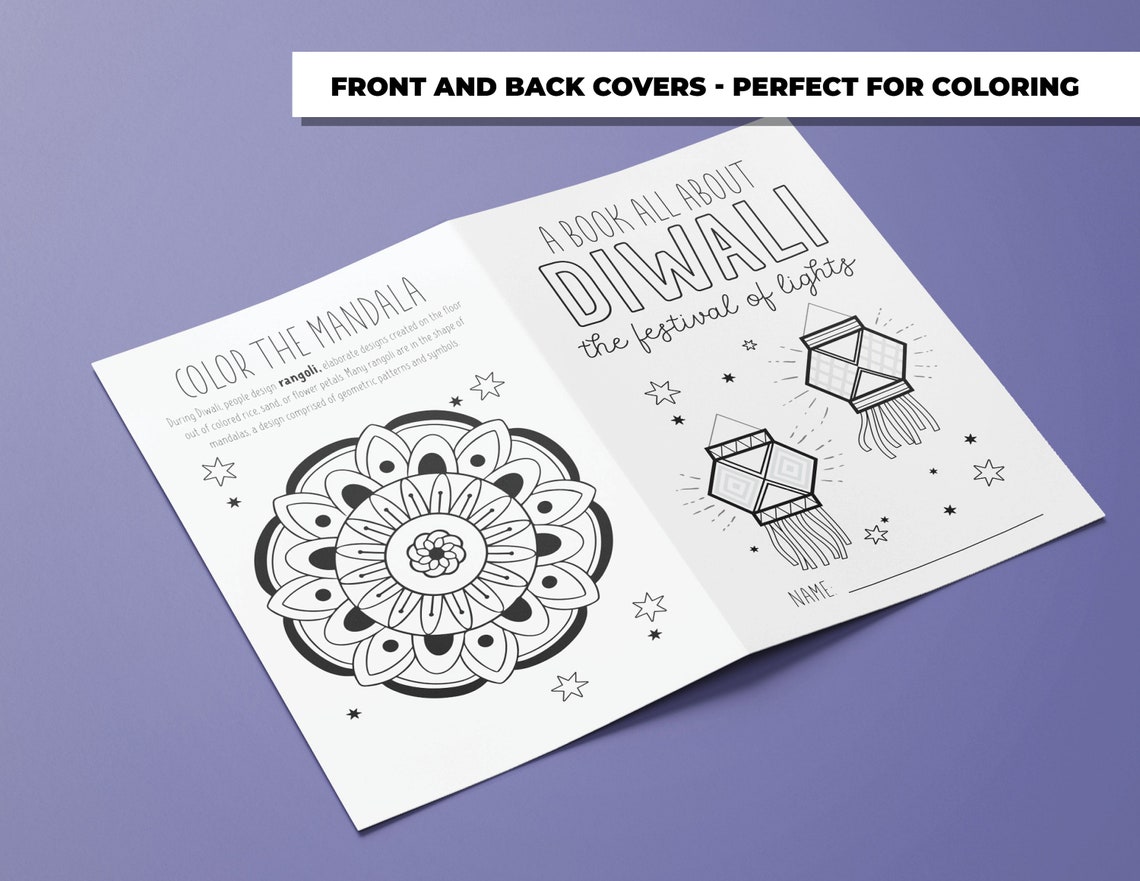 All About Diwali Printable Book Perfect Diwali Activity for - Etsy