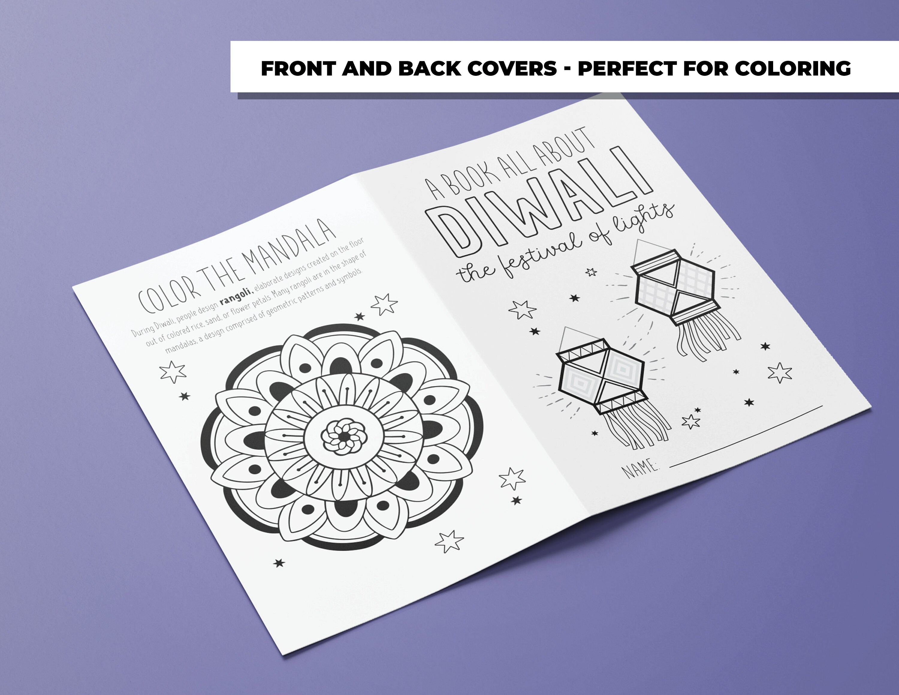 All About Diwali Printable Book Perfect Diwali Activity for - Etsy
