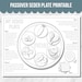 Passover Seder Plate Activity, Printable Passover Placemat for Seder ...