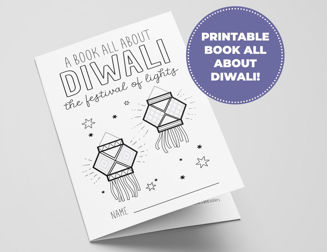 All About Diwali Printable Book, Perfect Diwali Activity for Kids ...