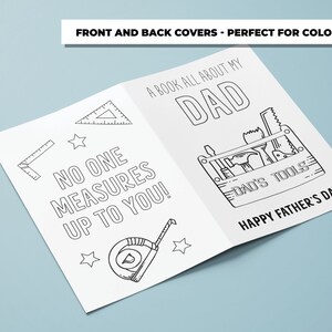 All About Dad Printable Book for Father's Day, Perfect Father's Day ...