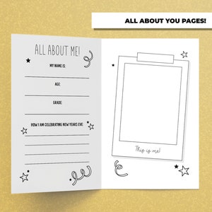 Kids Year in Review Activity, Printable Time Capsule for Kids, New Year ...