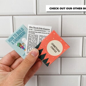 Mini Book for Elf, Easy Elf Activity, How to Build a Snowman Book ...