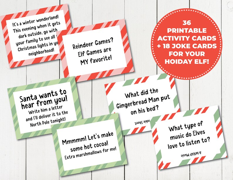 Printable Notes for Your Elf This Holiday Season Printable | Etsy