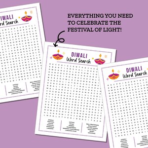 Diwali Word Search, Diwali Games for Kids, Printable Kids Diwali ...