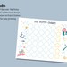 Potty Training Chart With Mermaid Design, Cute Sticker Chart for Kids ...