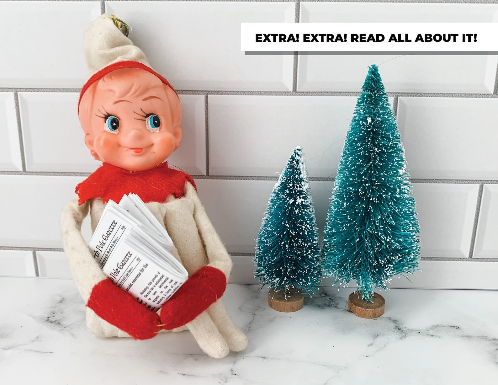 Mini Newspaper for Elf Easy Elf Activity Elf Newspaper From - Etsy