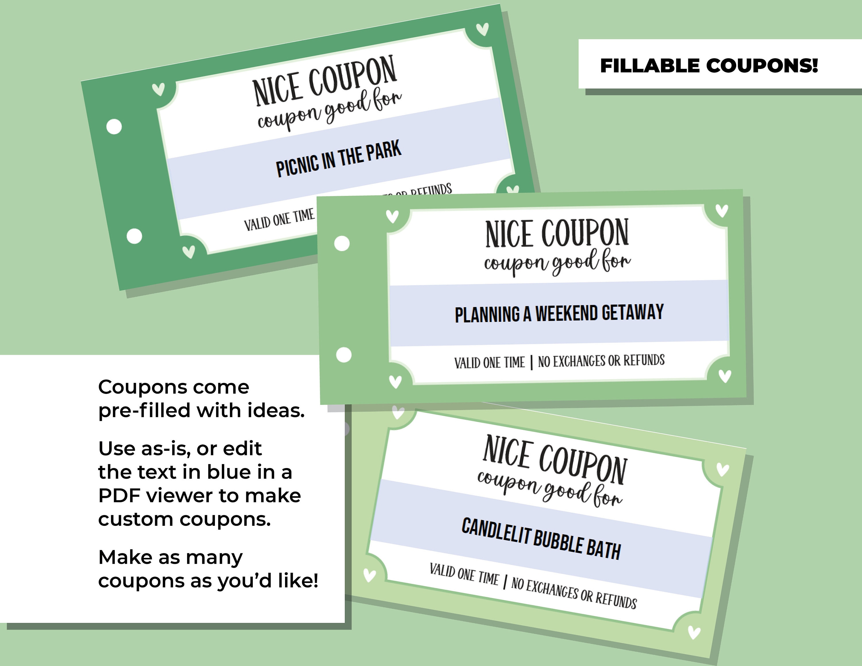 Editable Christmas Coupon Book, Custom Coupon Book for Christmas, Love ...