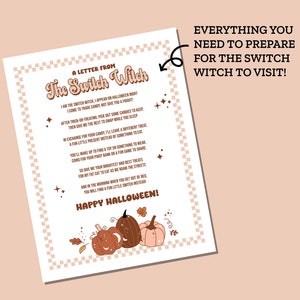 Switch Witch Printable Letter, Letter From the Switch Witch, Kids ...